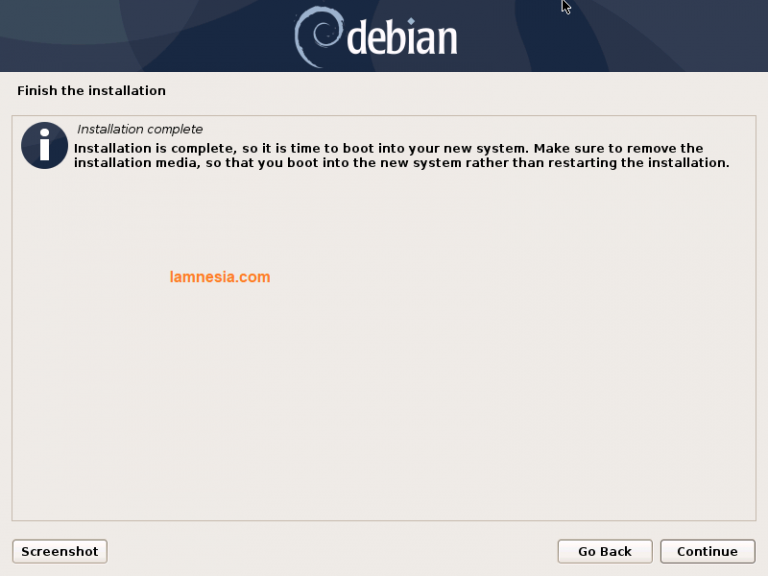 Tutorial Install Debian 10 (Buster) Lengkap - Lamnesia Media