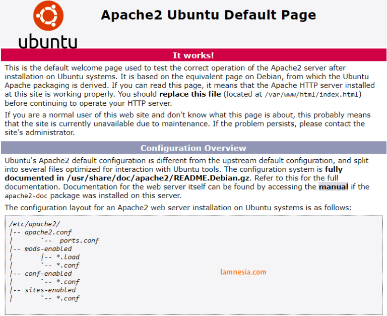 Tutorial Cara Install Web Server Apache di Debian 12 - Lamnesia Media